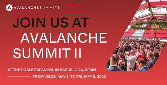 Avalanche SUMMIT II - Upcoming Cryptocurrency Events Calendar